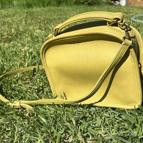 Coach | Bags | Rare Vintage Coach Light Lime Green Lunchbox Purse | Poshmark
